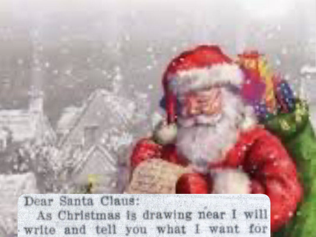 A Christmas Wishlist from 1902 - Under the Elderberry Tree
